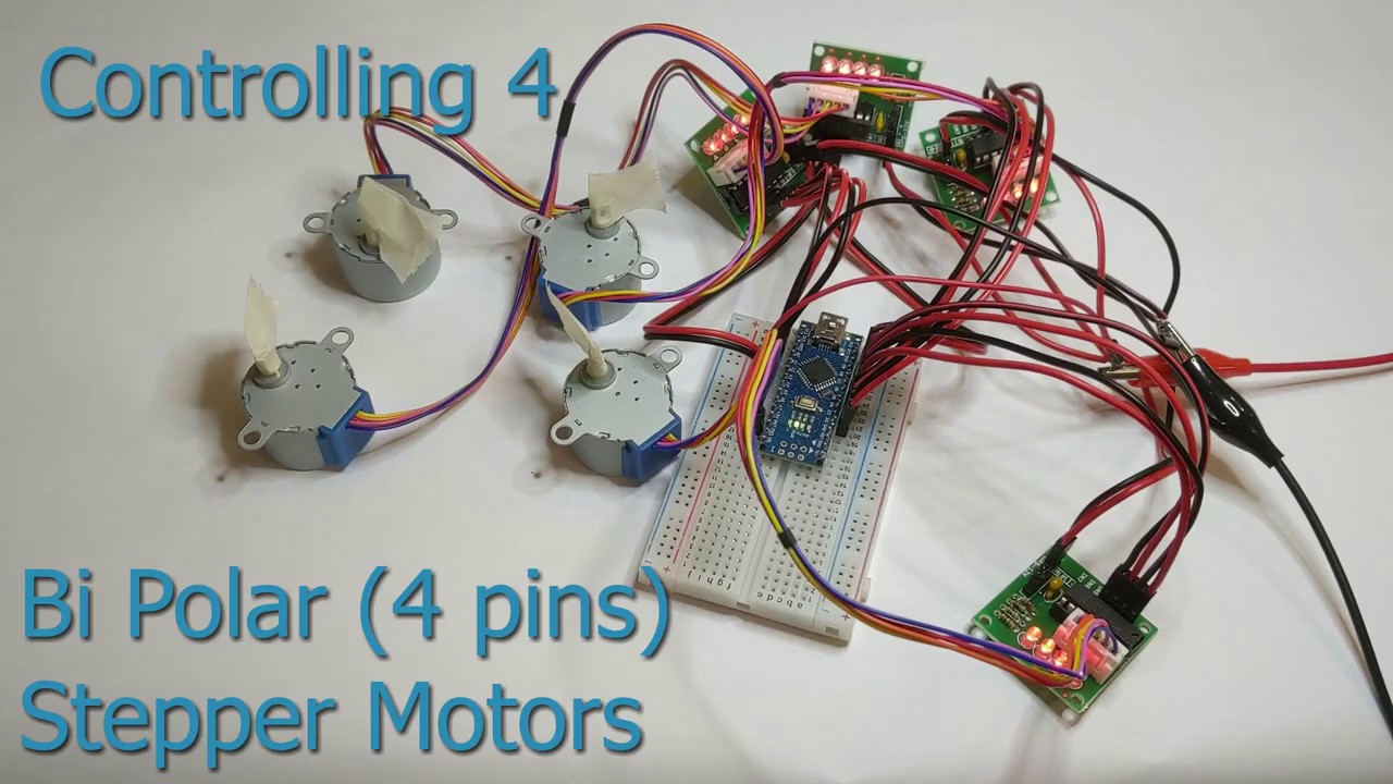 Controlling Multiple Stepper Motors With Arduino
