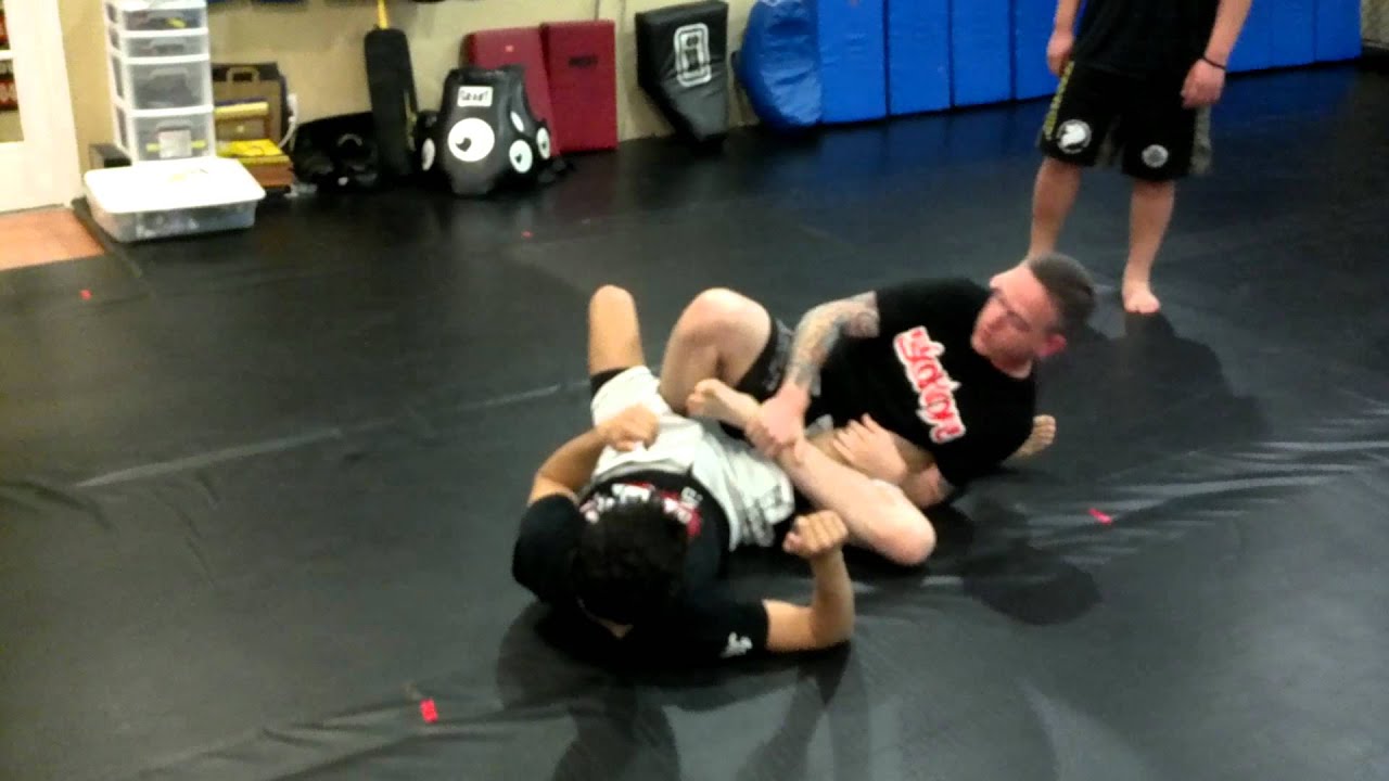 Basic Leg Lock Position 3- Bottom Side - YouTube