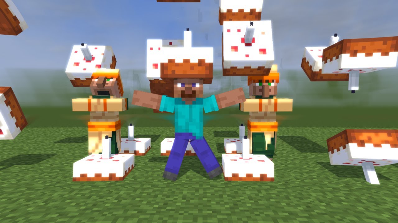 Steve getting cake in Minecraft Animation (2024) - YouTube