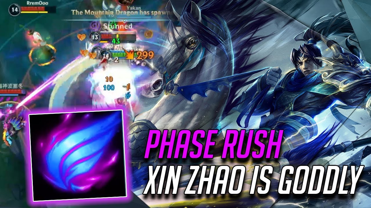 WILD RIFT XIN ZHAO PHASE RUSH ABSOLUTELY BROKEN ON 5.1C - YouTube