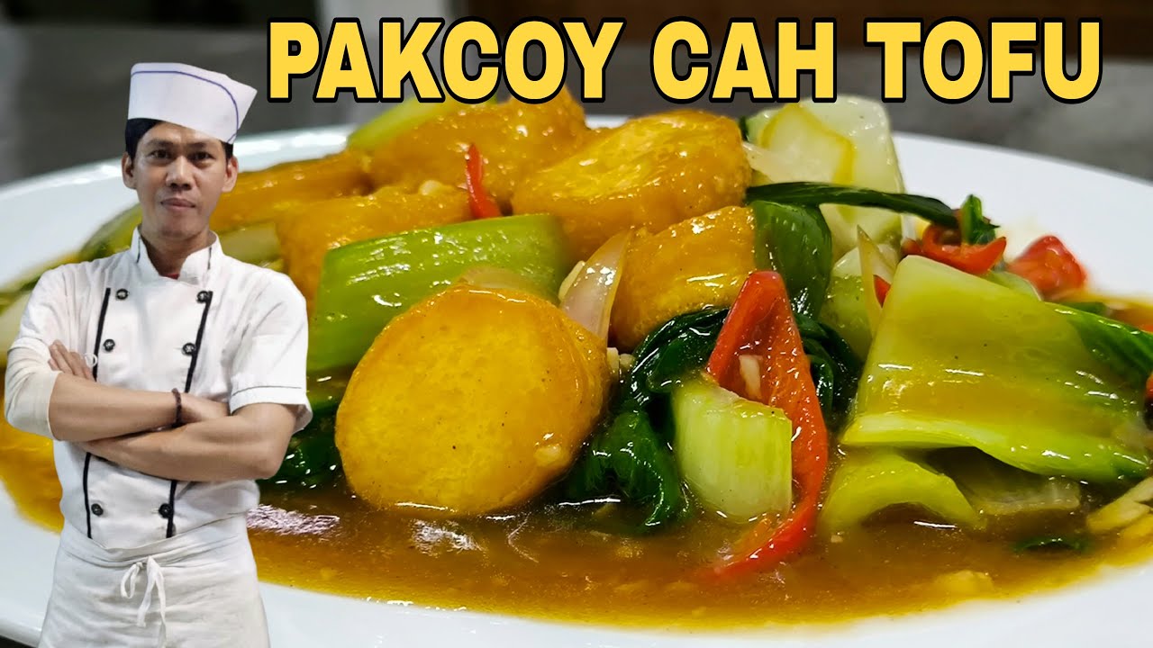 Pakcoy cah tofu | Chinese food style || ala nanang kitchen - YouTube