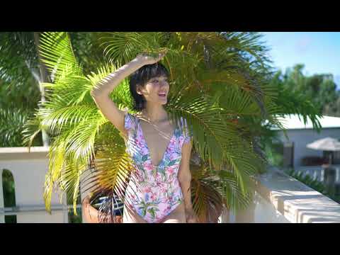 Julysand Womens One Piece Swimsuit Pink Ruffle Bathing Suit Swimwear