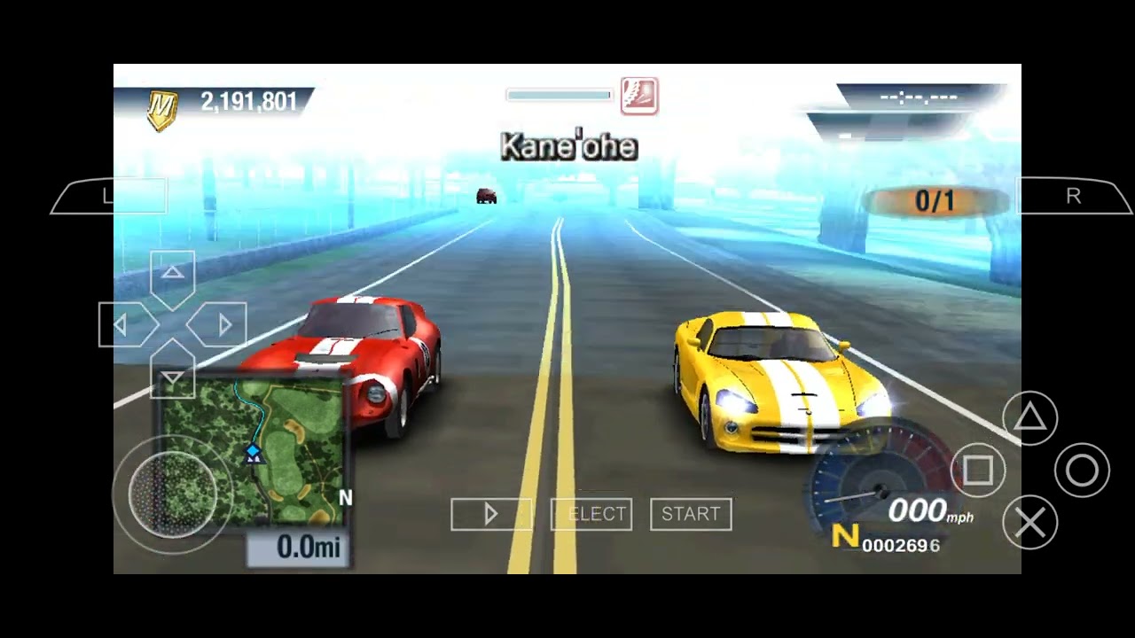Test Drive Unlimited PSP Часть 47 - YouTube