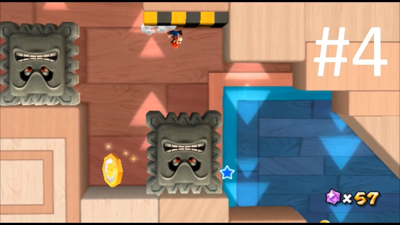 SQUASHED BY THWOMPS!!! | Super Mario Galaxy 2 #4 - YouTube