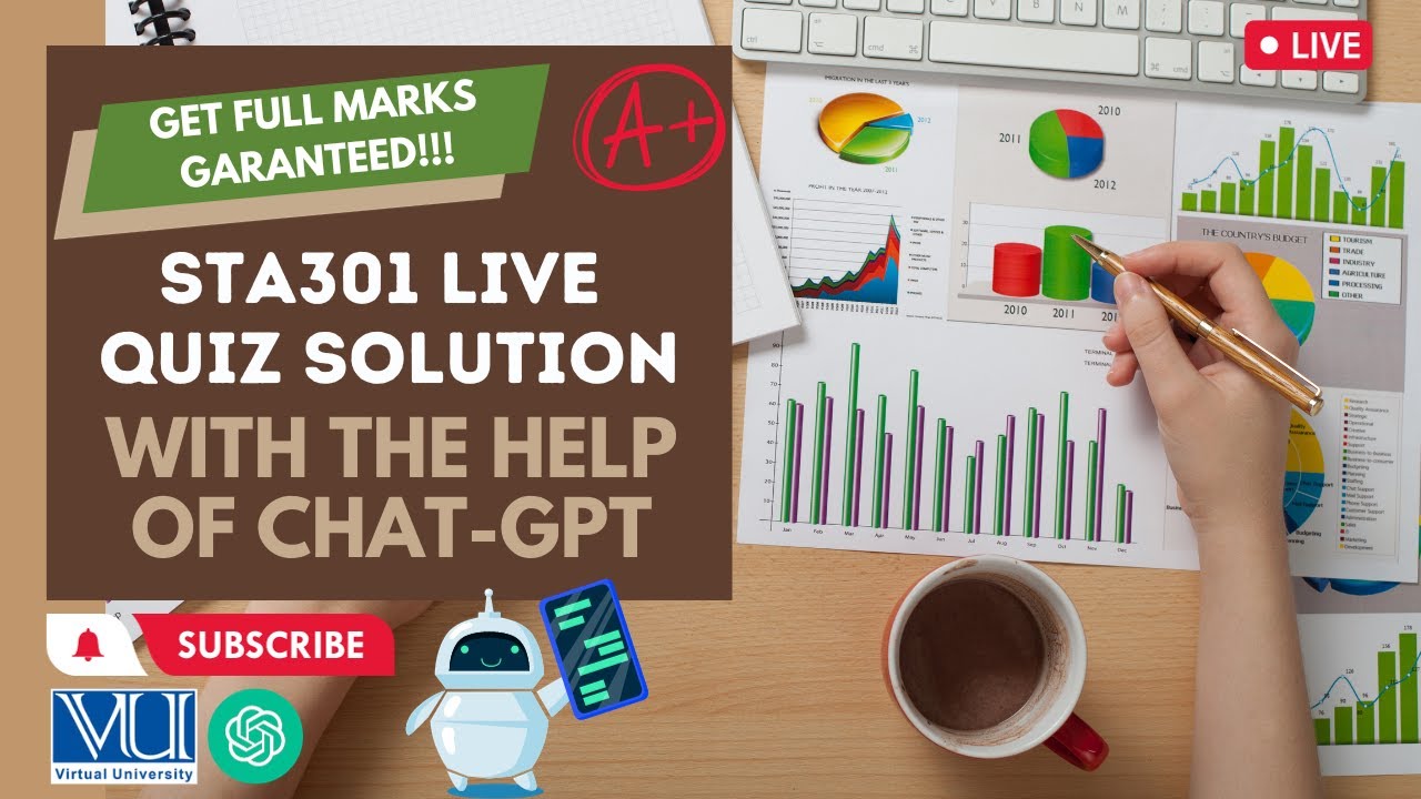 STA301 LIVE VU QUIZ 3| Get Full Marks Guaranteed 💯 ️ | 🔥 Hack 🔒 Quiz ...