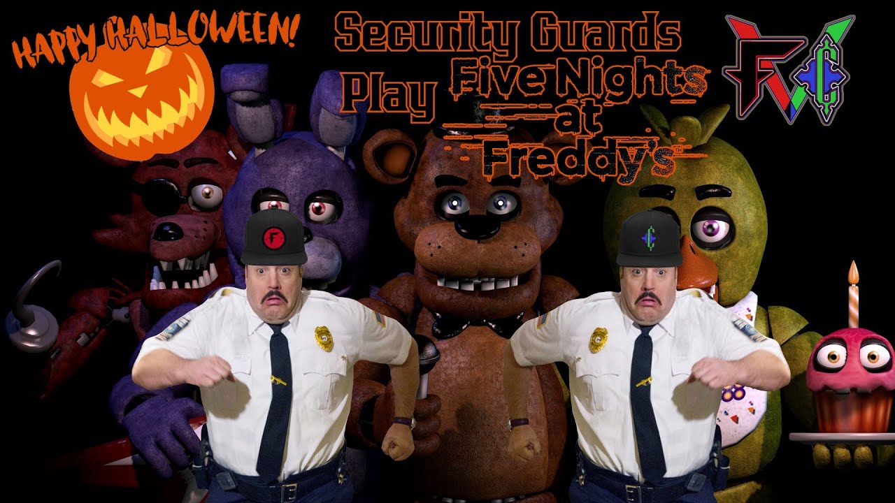 Two Security Guards Play Five Nights at Freddy's | Halloween Special ...