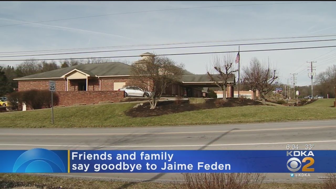 Friends And Family Say Goodbye To Jamie Feden - YouTube