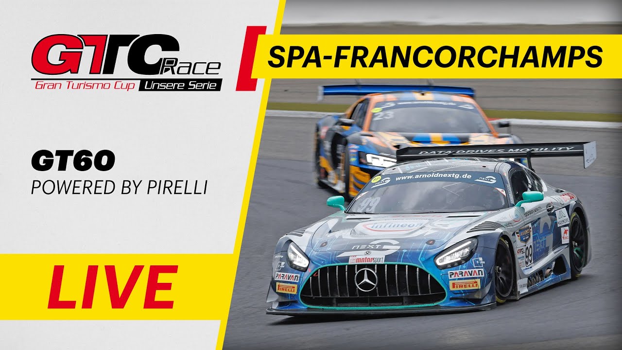 GT60 powered by Pirelli Spa/Francorchamps Rennen (31.08.2024) - YouTube