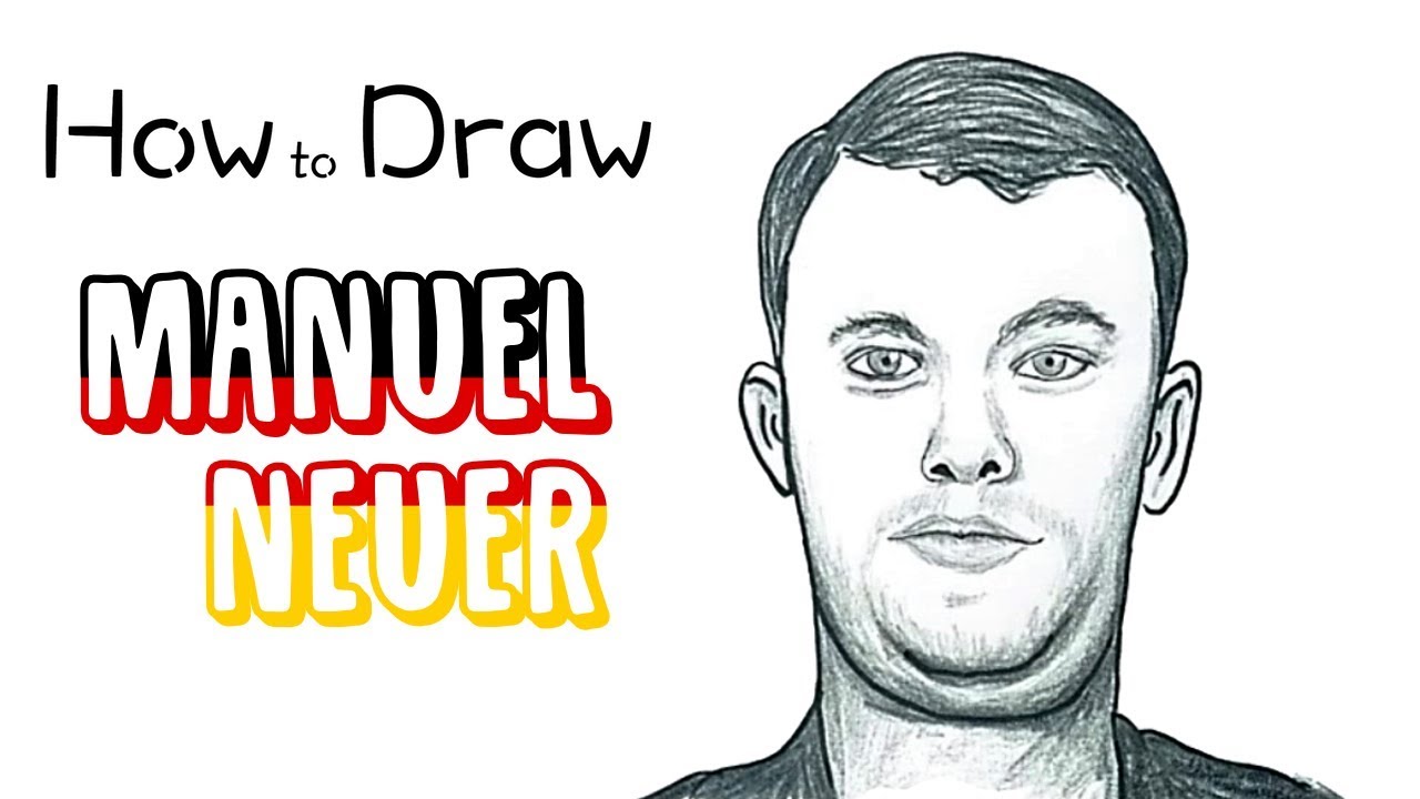 How to Draw Manuel Neuer - YouTube
