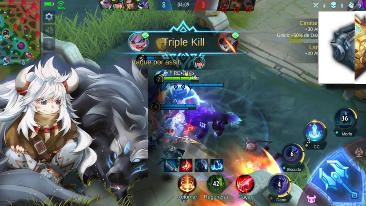 Guerreiro a lenda Mobile legends #2 - YouTube