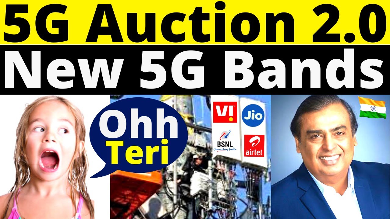 5G Auction 2.0 in India Jan 2024 | 5G Auction New Spectrum Bands in ...