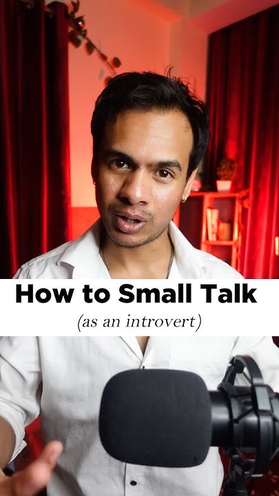 How to small talk (as an introvert) #smalltalks #introvert #communicationskills - YouTube
