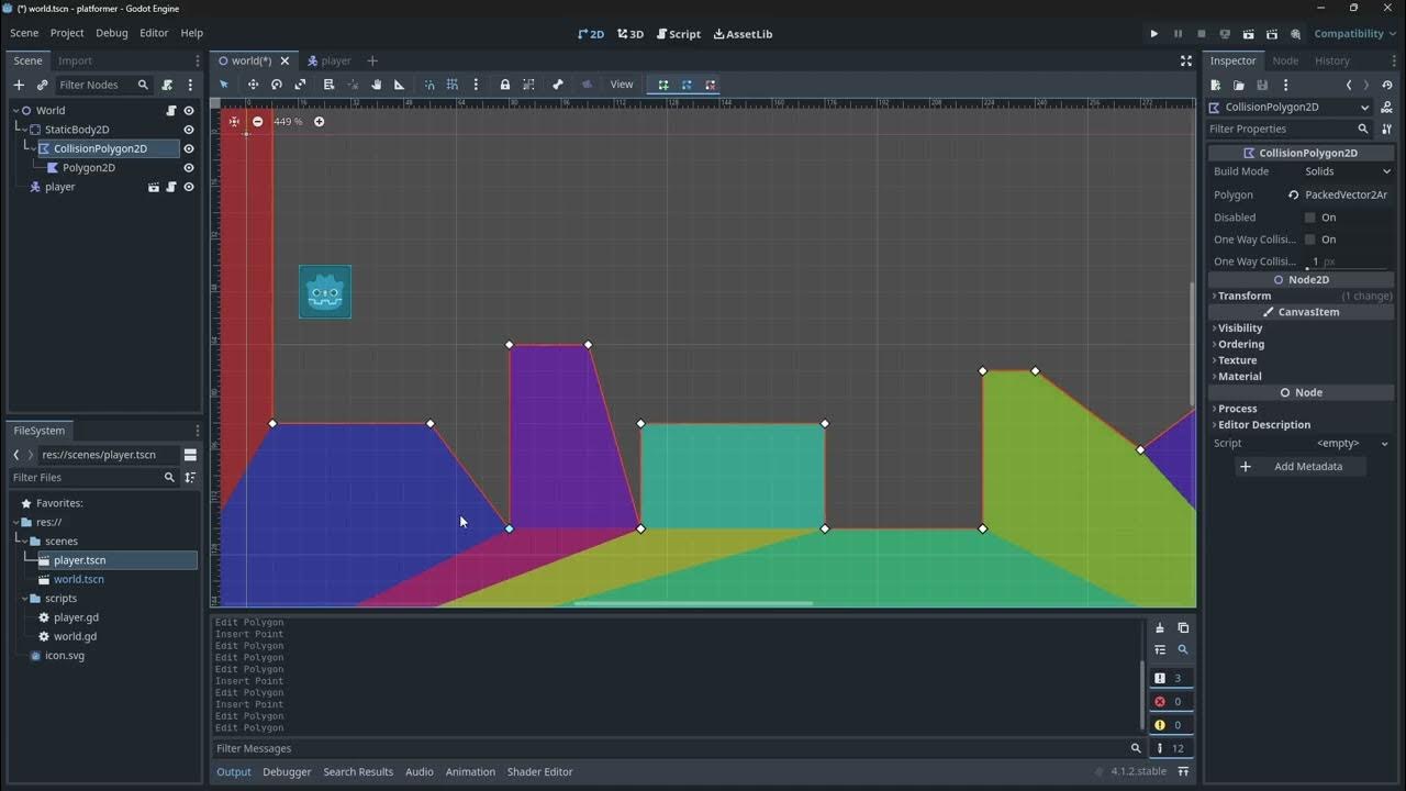 school project devlog 1: basic movement and collision - YouTube