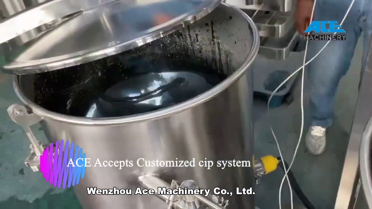 Clean In Place System Cip Cleaning Machine - YouTube