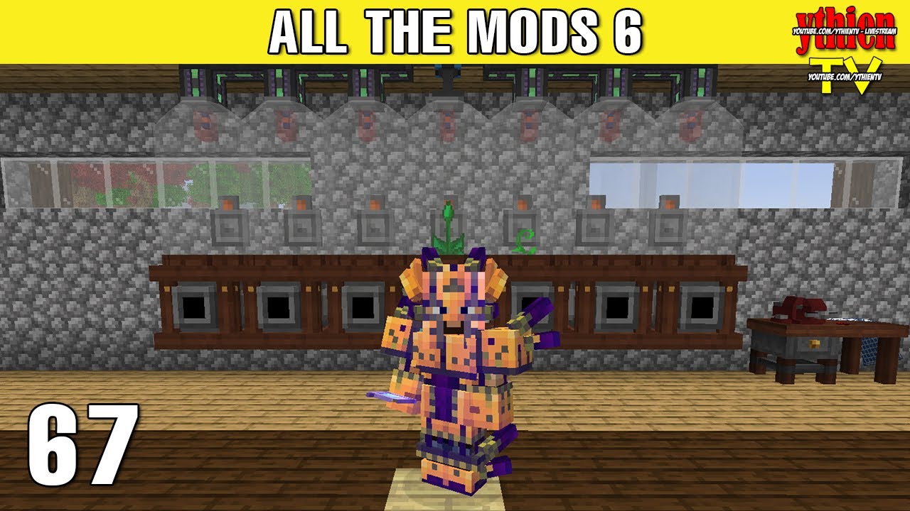 All The Mods 6 67 - Chế Tạo Lồng Kiếng Trồng Cây - YouTube