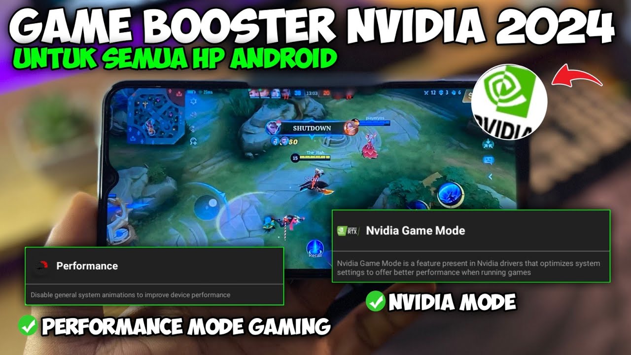Game Booster Nvidia Terbaru Untuk Semua Android🔥 Cara Atasi Lag Saat ...
