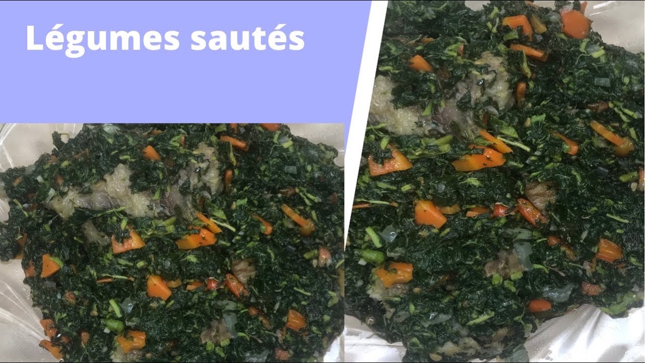 Comment faire les légumes sautés à la camerounaise - YouTube