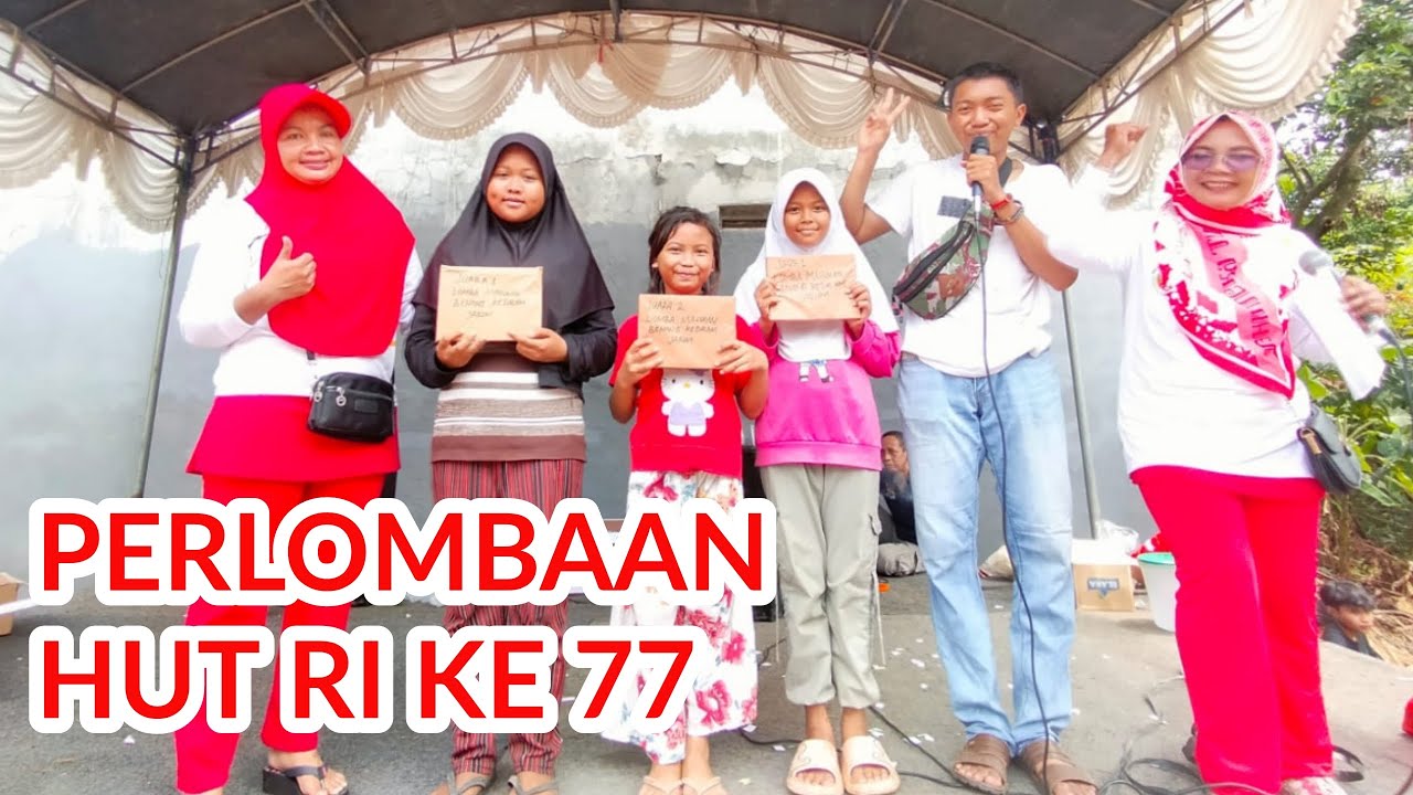 🔴LIVE PERLOMBAN HUT RI KE77 | RT01/01 KEL.PADURENAN MUSTIKAJAYA KOTA BEKASI. - YouTube