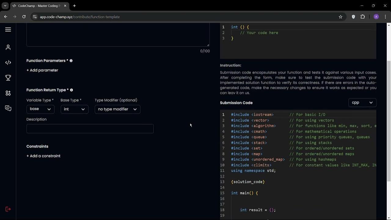 Code Champ - Competitive Coding Platform - YouTube