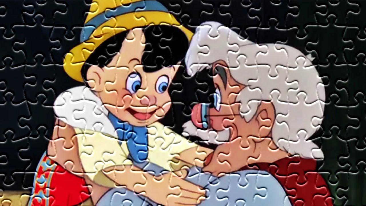 Pinocchio and Mister Geppetto Jigsaw Puzzle! - YouTube