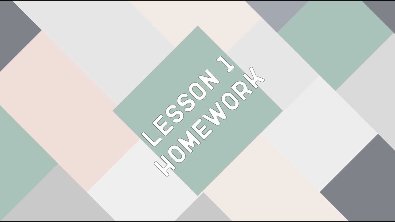 Lesson 1 for Russian learners (beginners). Homework. - YouTube