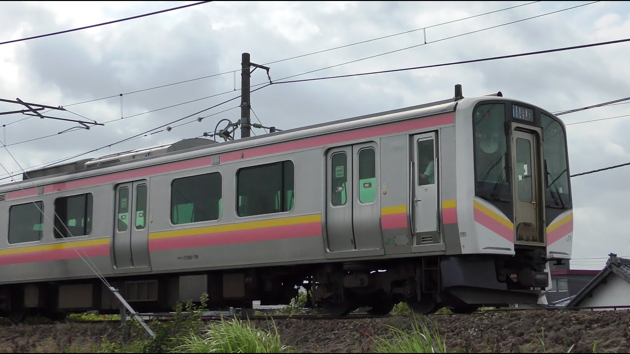 E129系A23+A16編成【4K】信越本線下り普通435M - YouTube