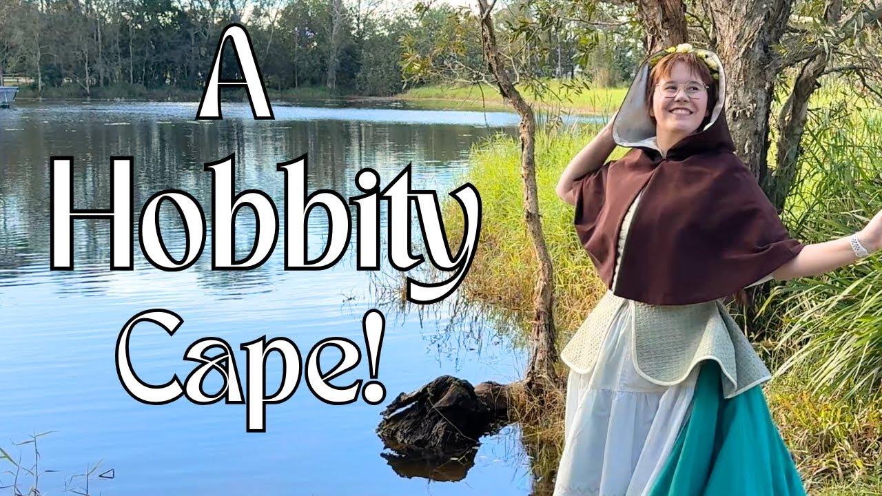 Adventure ready!! My Cottagecore Hobbit is Completed With a Cape! - YouTube