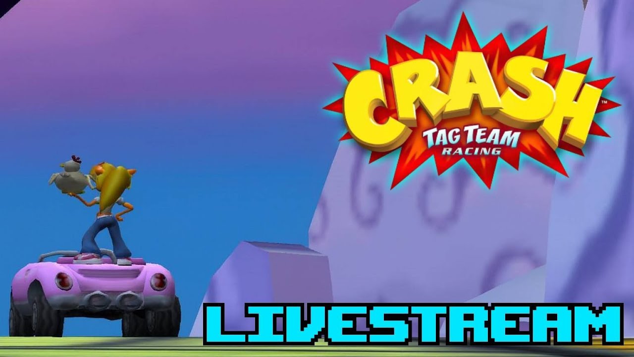 Crash Tag Team Racing (PS2) Let's Play (Livestream) #2 - YouTube