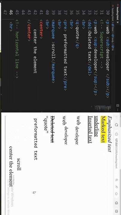 Html Formatting Elements Htmlbasicswebdevelopmentlearnhtmlcodingforbeginnershtmlformatting 6629