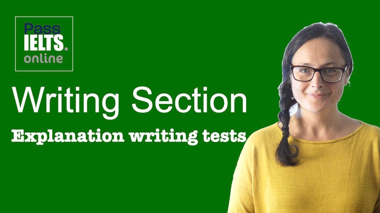 Explanation to the writing tests. - YouTube