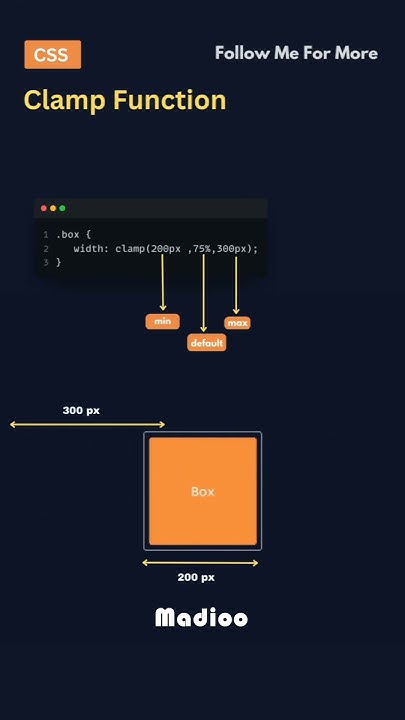 Clamp function in css - YouTube