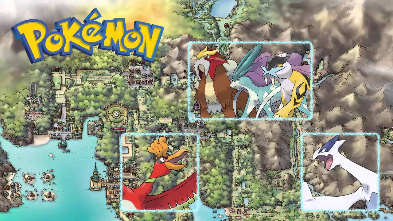 Pokémon - All Johto Legendary Themes (1999 - 2015) - YouTube