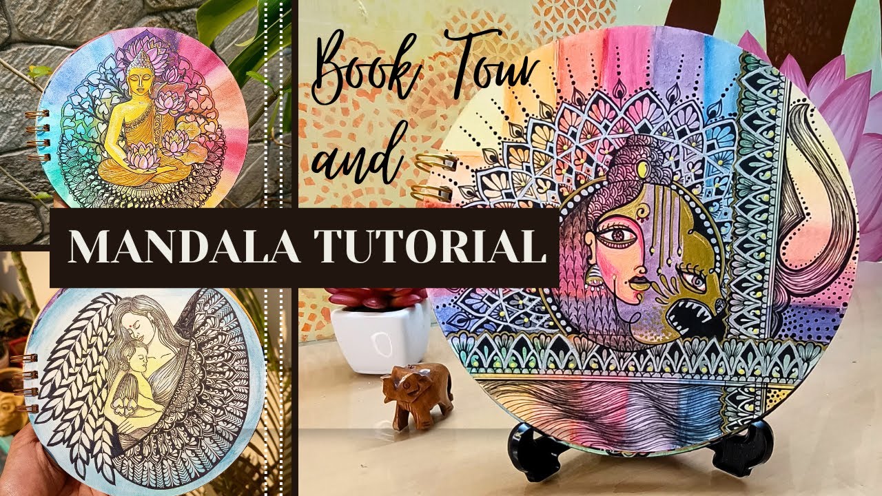 Exploring the Colors and Patterns of the Mandala Book Tour #arttutorial ...