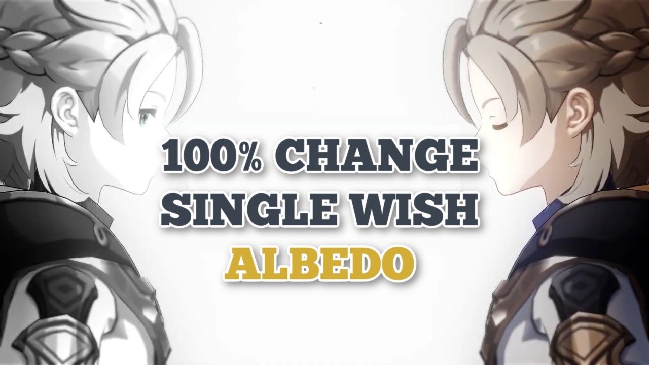 1 Pull Albedo Genshin Impact (how to get him 100%) - YouTube