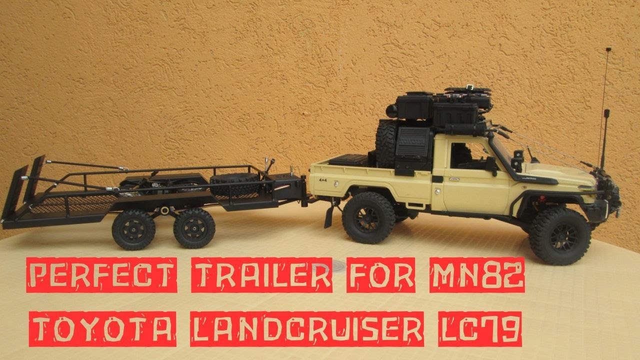 Perfect Trailer for MN82 Toyota Landcruiser LC79 - YouTube