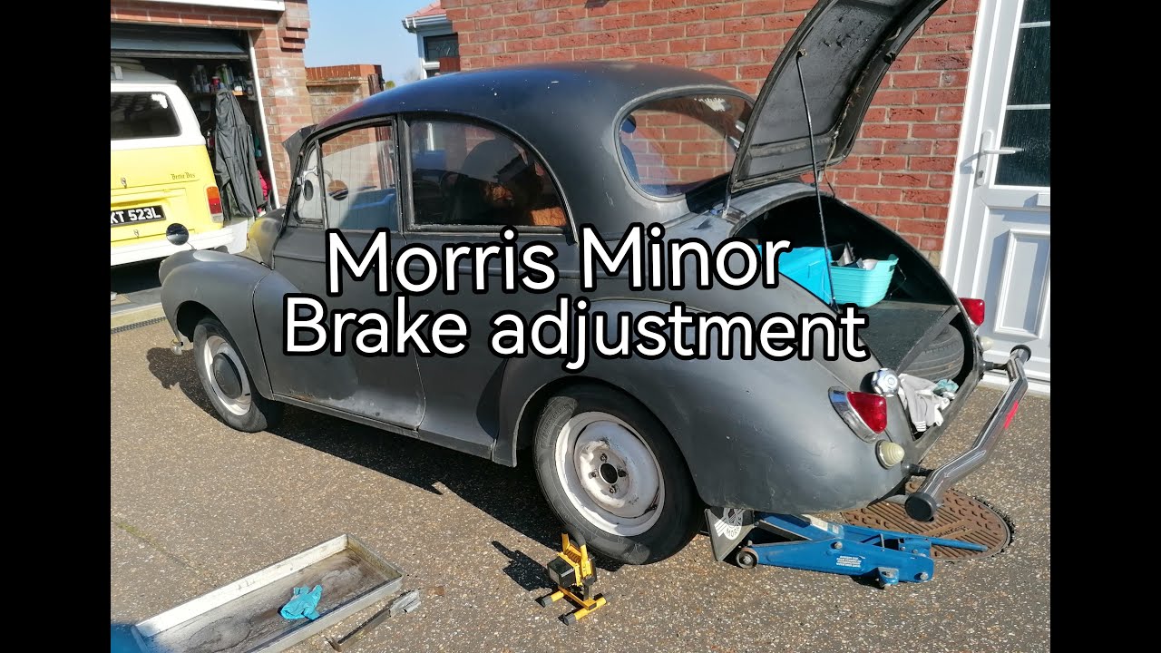 Morris Minor Brake Adjustments - YouTube