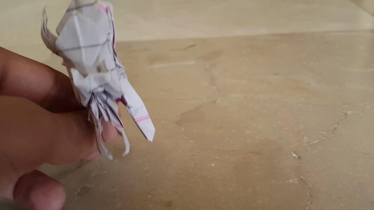 Origami legendary pokemon suicune demo - YouTube
