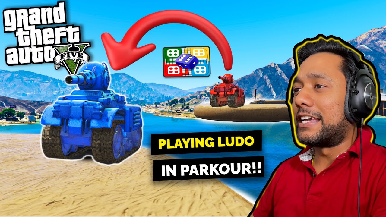 Playing LUDO in Mini Tank Parkour in GTA 5 Online - YouTube
