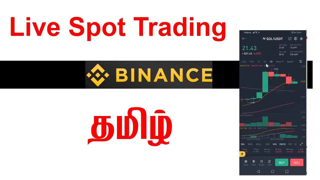 Live Spot Trading Binance | Tamil - YouTube