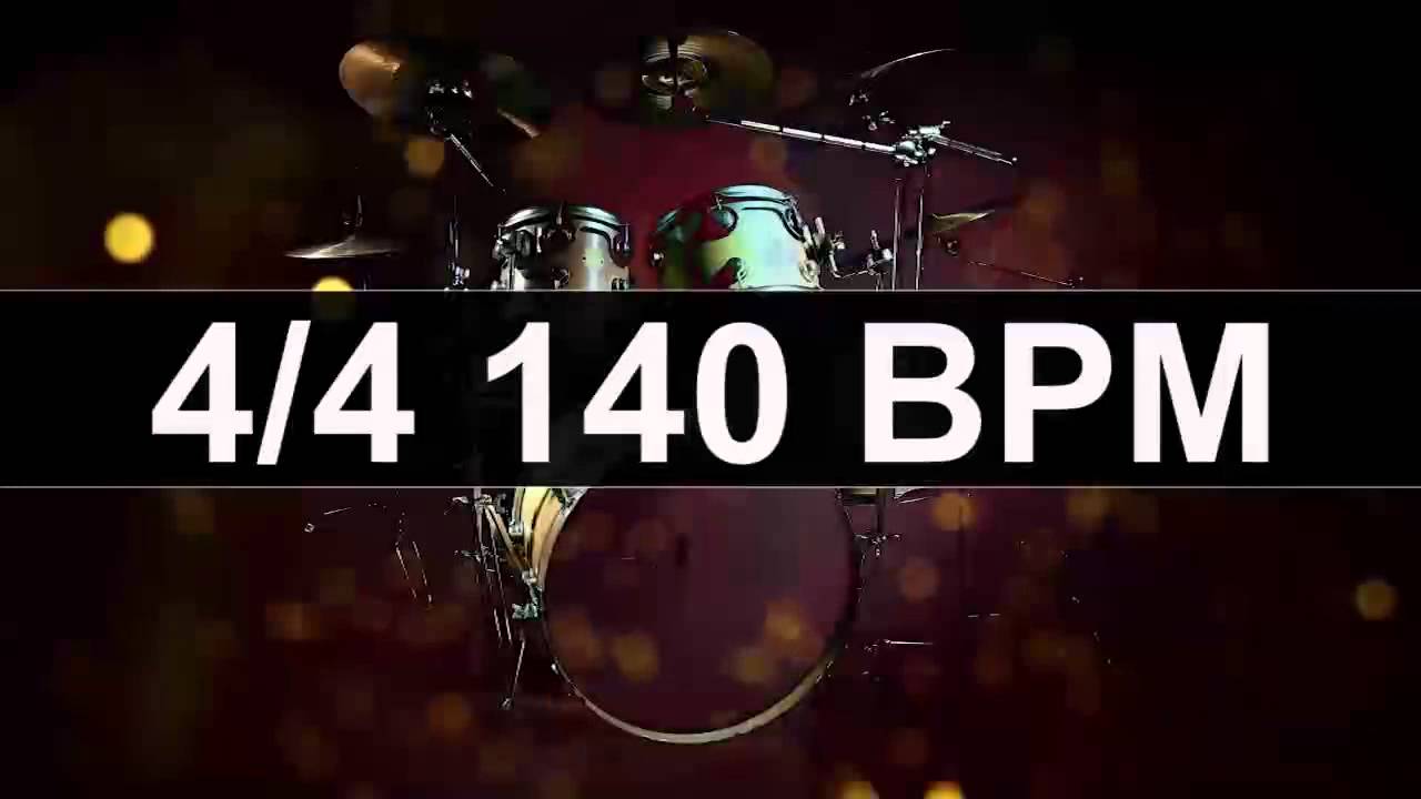 🔴 Drums Metronome 140 BPM - YouTube