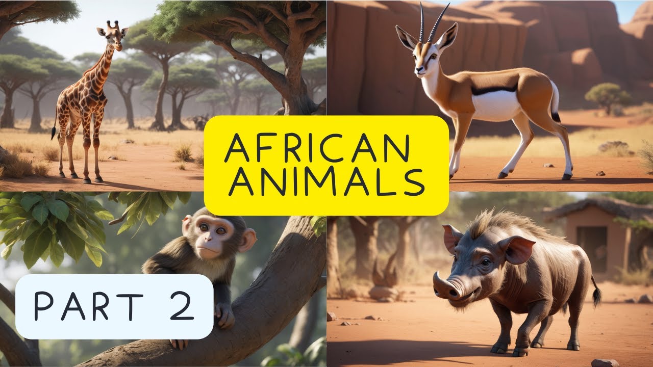 🐒Amazing African Animals (Part 2)🦌 | Animal Adventure - YouTube