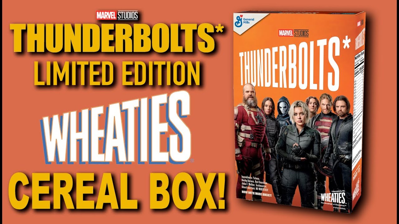 LIMITED EDITION Marvel Studios' Thunderbolts* Wheaties Cereal Box ...