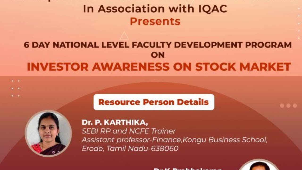 INVESTOR AWARENESS ON STOCK MARKET - YouTube