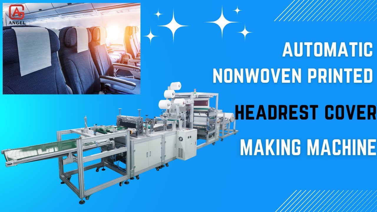 Airline Headrest Cover｜Automatic Nonwoven Printed Head Rest Cover ...