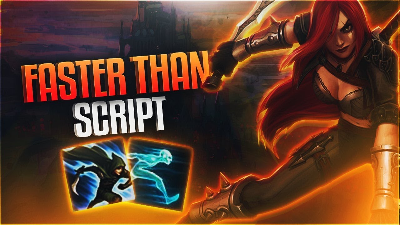 FASTER THAN SCRIPT 0.1 SECOND KATARINA ONE-SHOT - YouTube