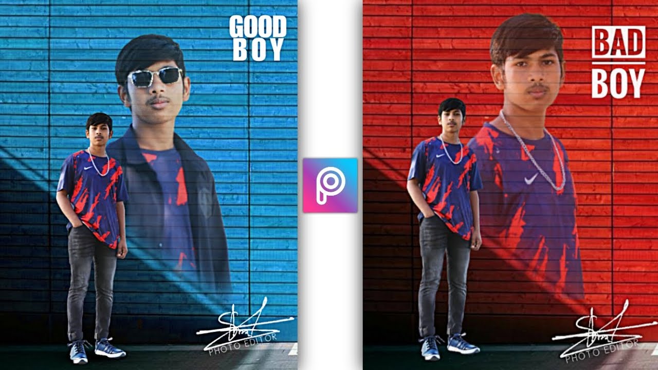 Boys Stylish Dual Photo Editing || PicsArt New Photo Editing||BK SHEPON ...