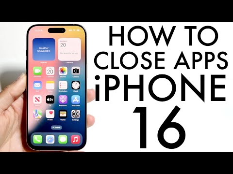 How To Close Apps On iPhone 16!