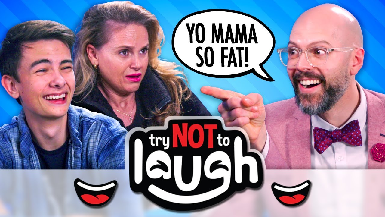 Try Not To Laugh Or Smile While Watching | Yo MAMA Jokes WITH Yo MAMA ...