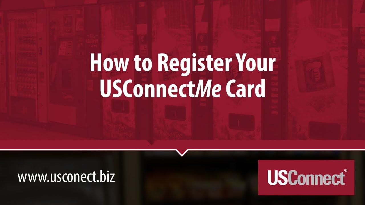 How to Register Your USConnectMe Card - YouTube