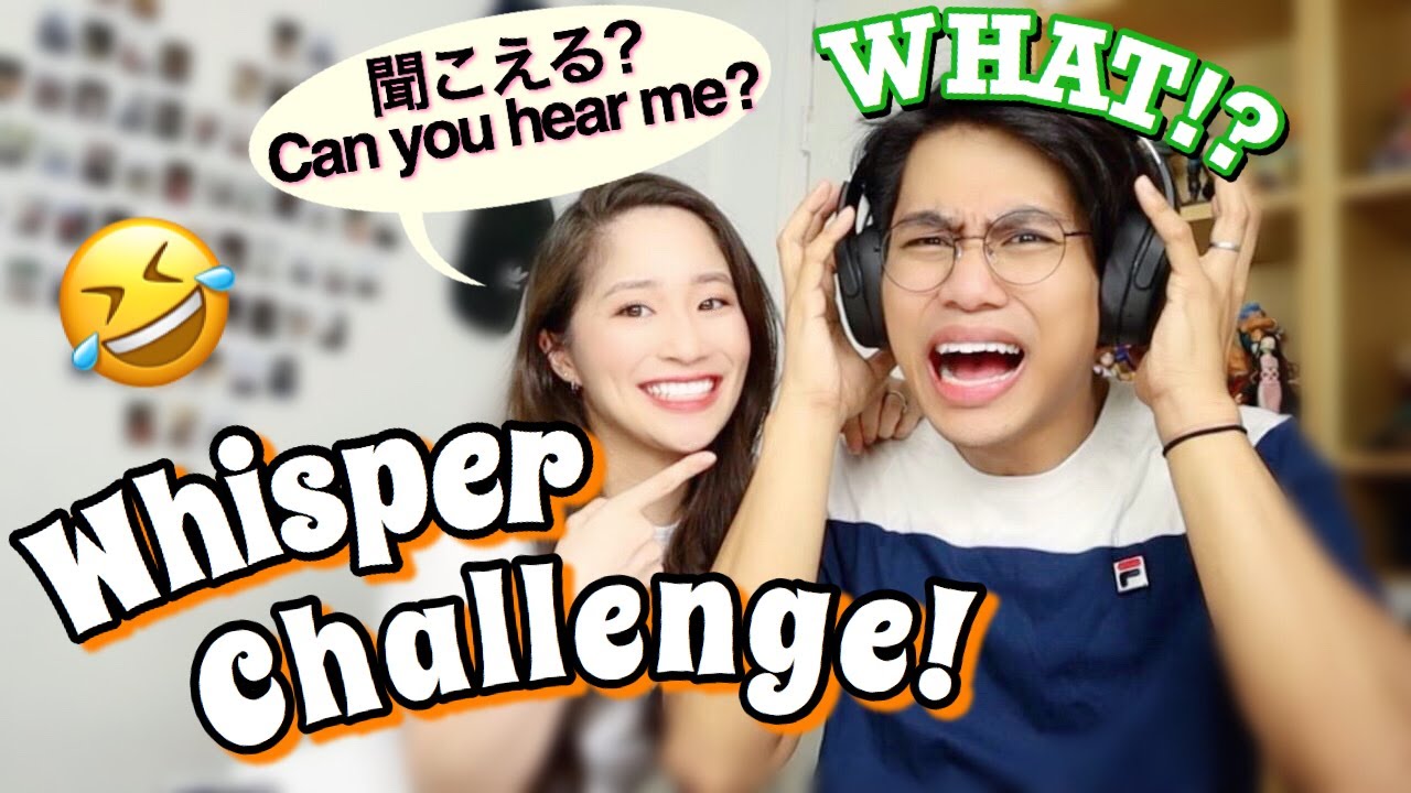 [International Couple] COUPLE WHISPER CHALLENGE! - *HILARIOUS* - YouTube